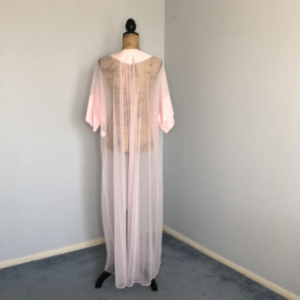 Vintage Sears Baby Ballet Blush Pink Peignoir Robe Du… - Gem